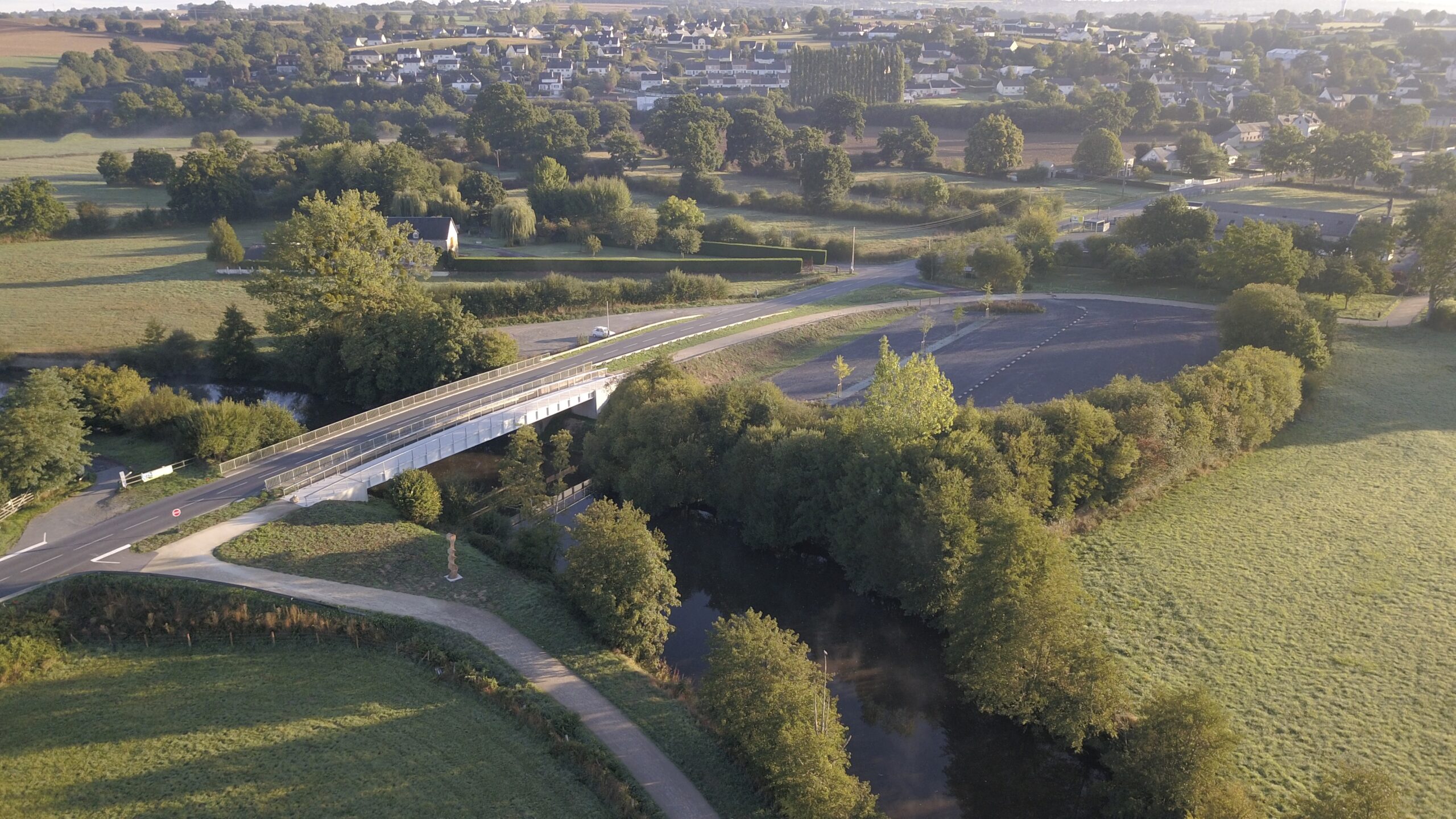 Le chemin de halage - Condé sur Vire
